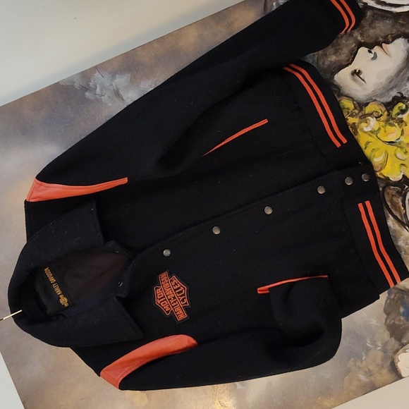 Harley-Davidson | Jackets & Coats | Harleydavidson Varsity Jacket ...